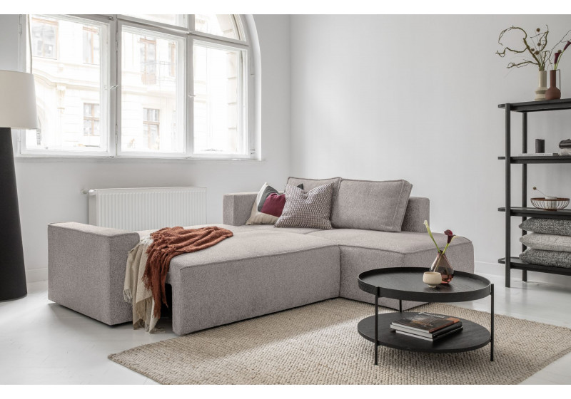 Brave Dave Canapé d'angle L Convertible chenille